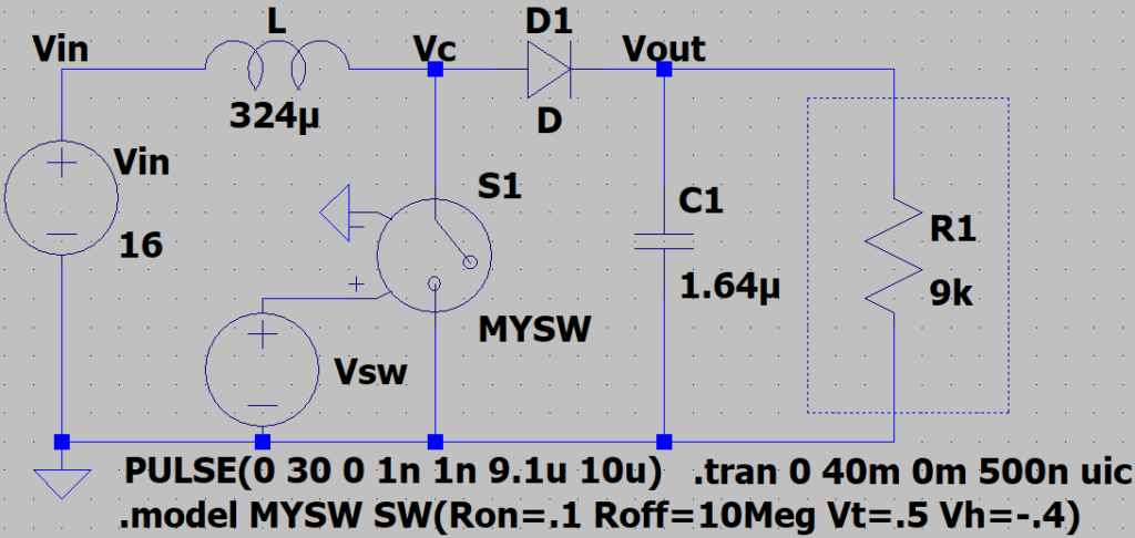 Convertidor Boost y controlador 34063